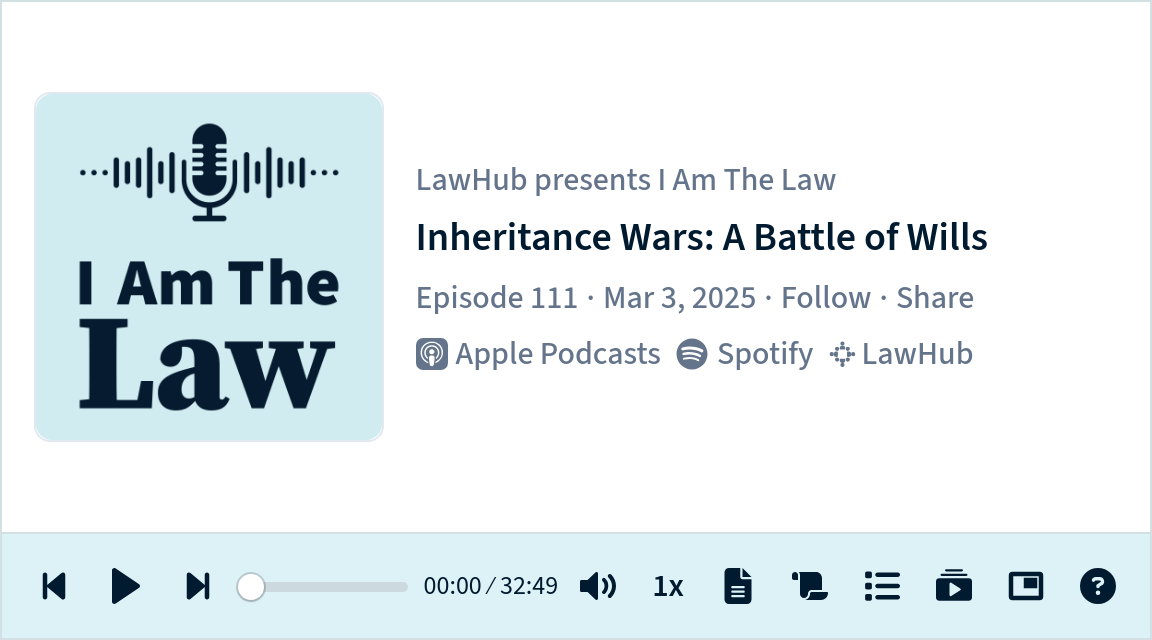 I Am The Law Episode 111: Inheritance Wars: A Battle of Wills w/ Katya ...
